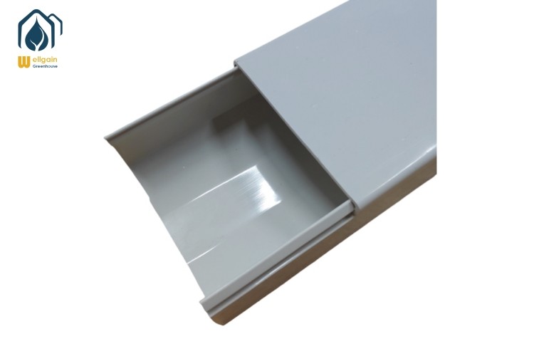 Horizontal NFT Hydroponic Growing System For Greenhouse And Indoor Planting